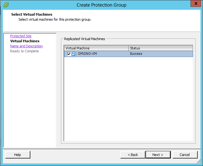 SRM 5.5 Protection Groups