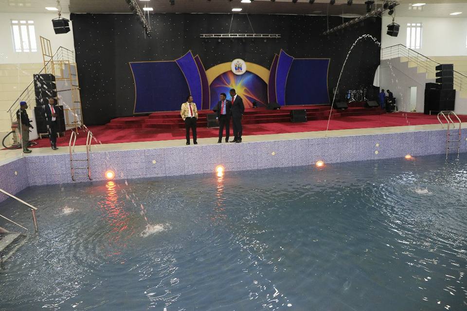 REVEALED! 'Bethesda Pool' In Pastor Iginla’s Church Where