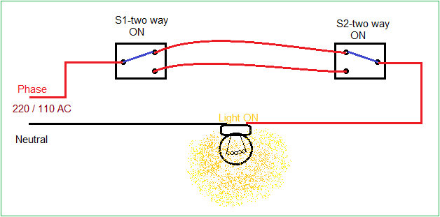 Wiring Diagram Two Way And Intermediate Switch