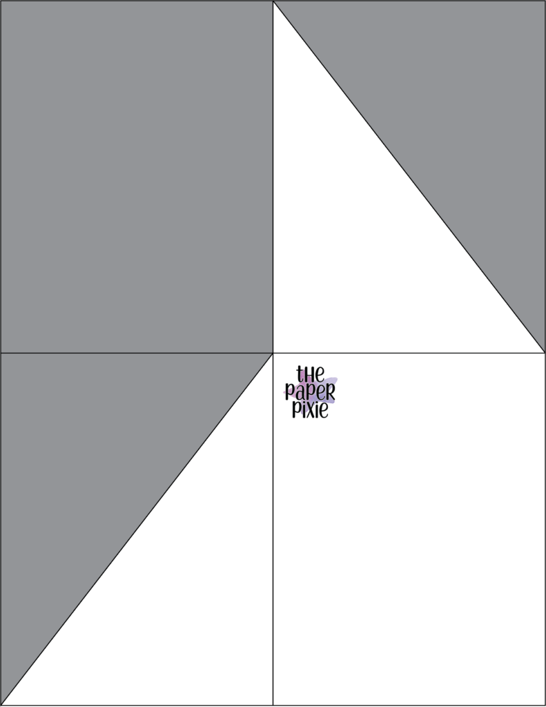 Diagonal Double Fold Card - The Paper Pixie - Stampin' Up!