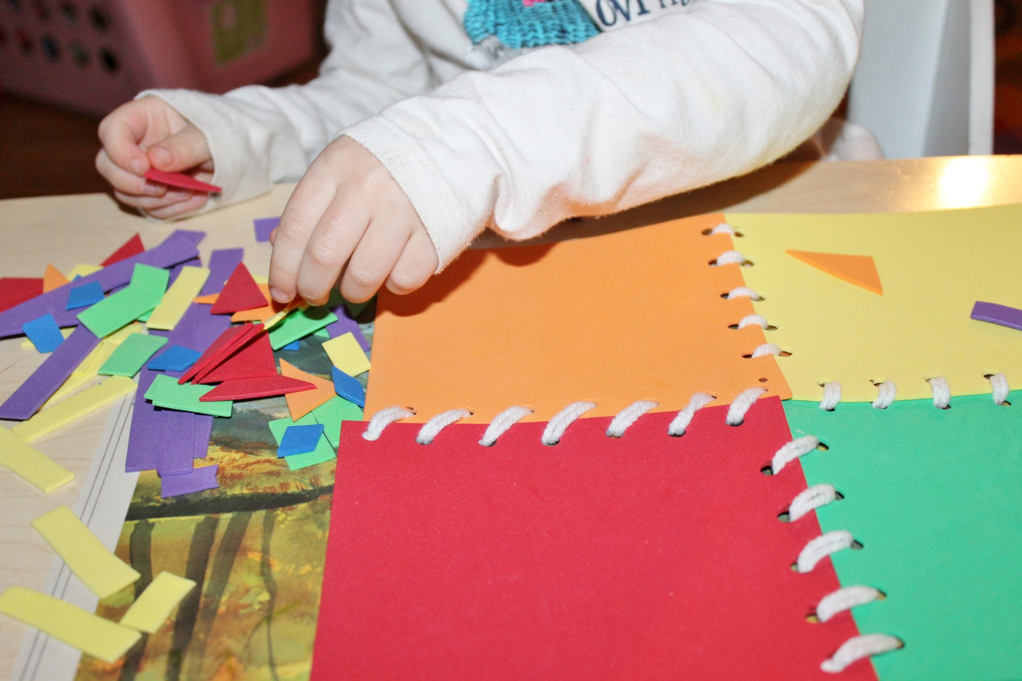 Patchwork Quilt Sewing Craft & Activity – The Pinterested Parent