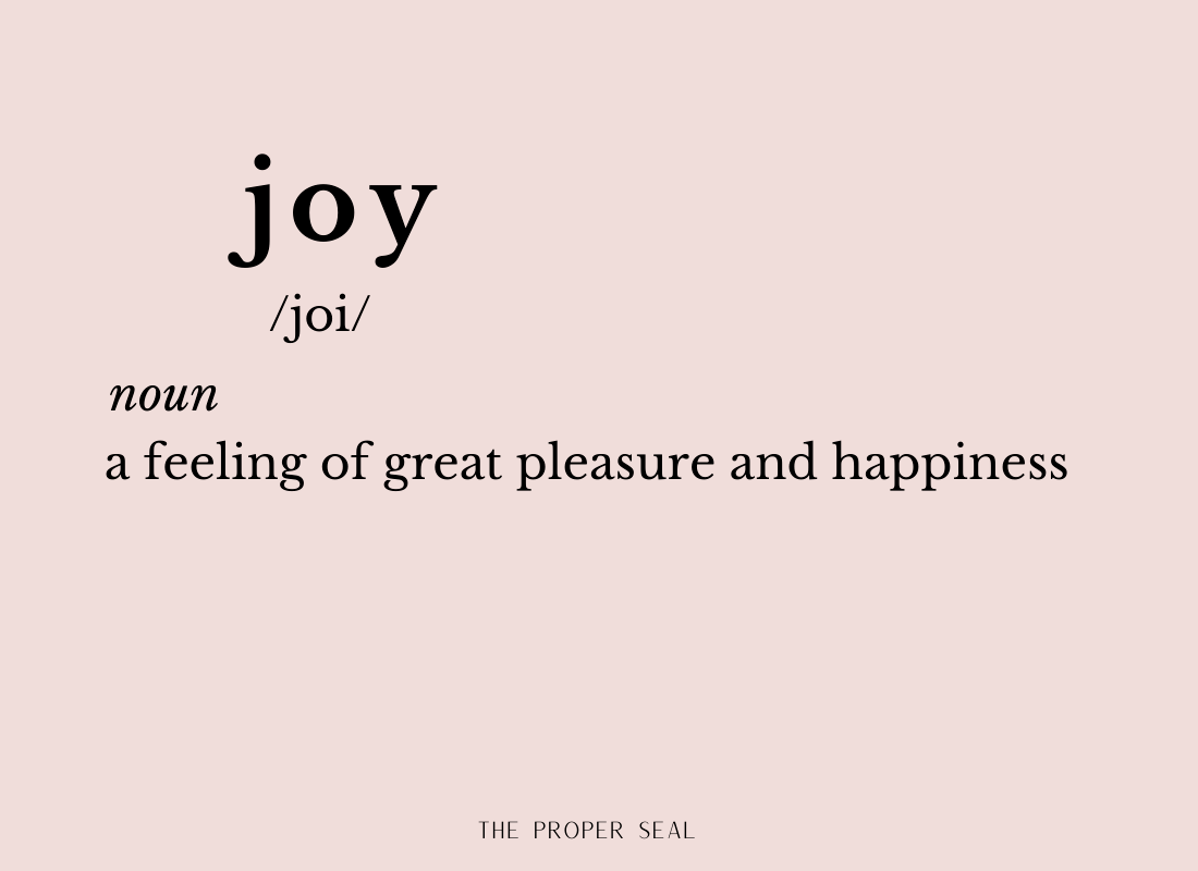 5 Little Things I Do Daily That Bring Me Joy - The Proper Seal