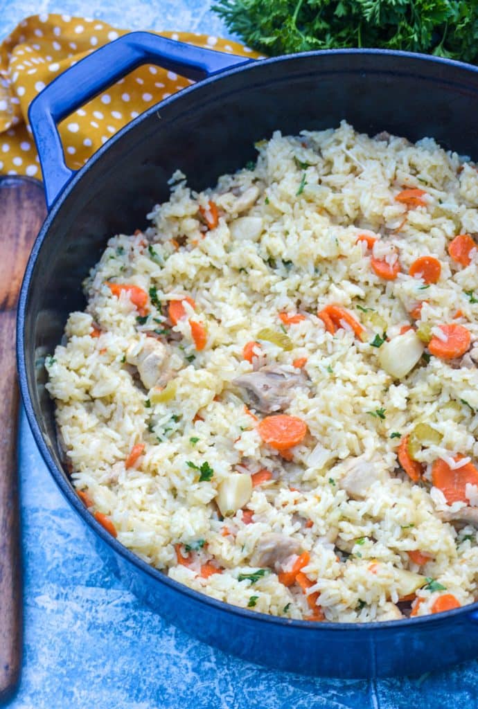 One Pot Chicken And Rice With Vegetables - The Quicker Kitchen