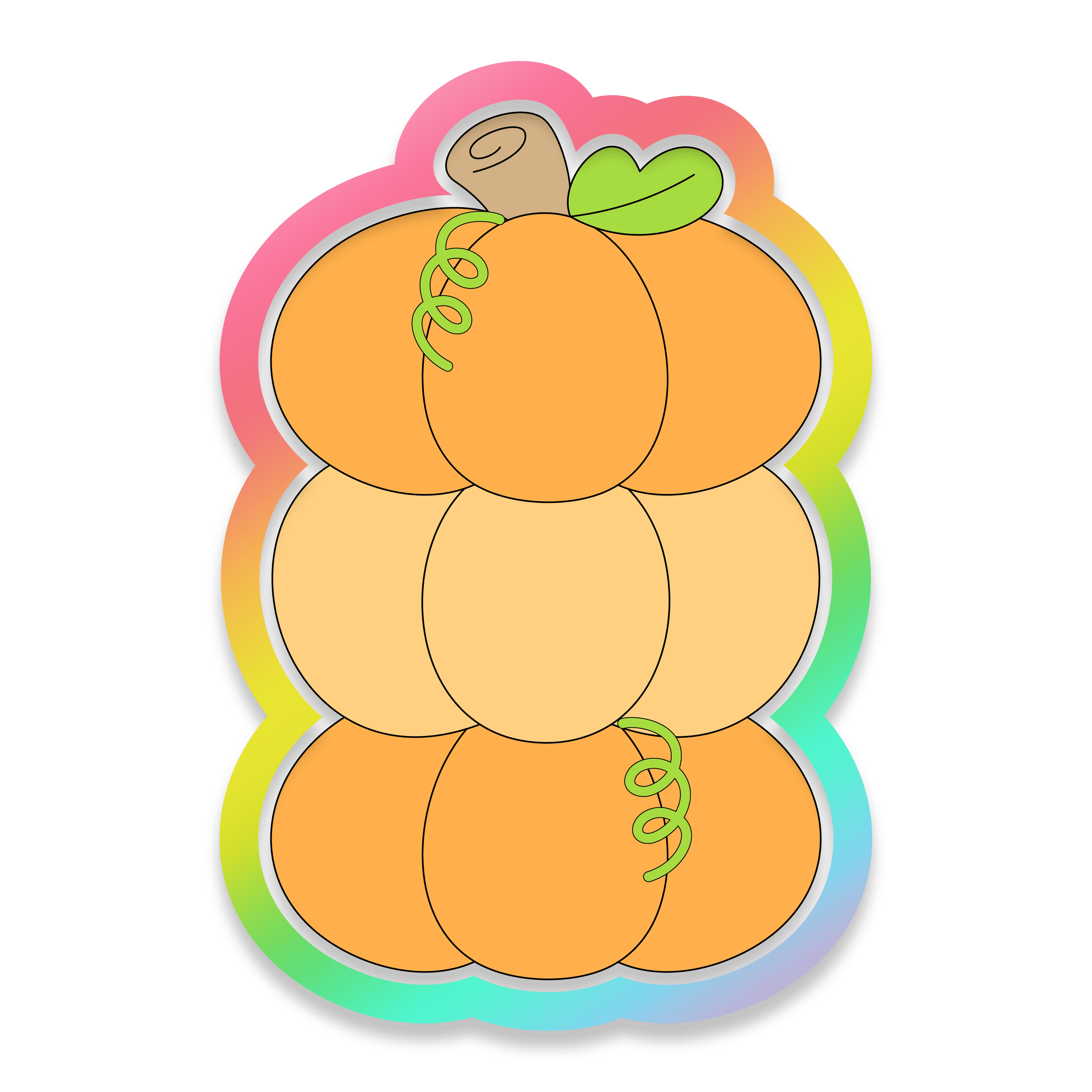 Pumpkin Stack Cutter - The Sprinkle Factory