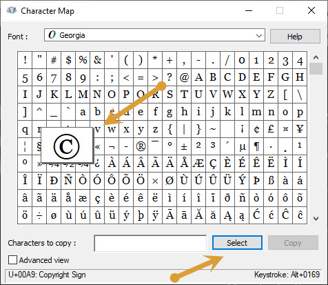 How to insert Special Characters in Windows 10