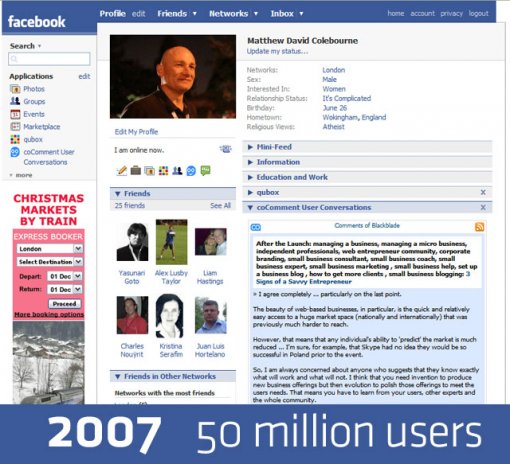 Evolución de FaceBook 2004-2011 #infografia #infographic #socialmedia ...