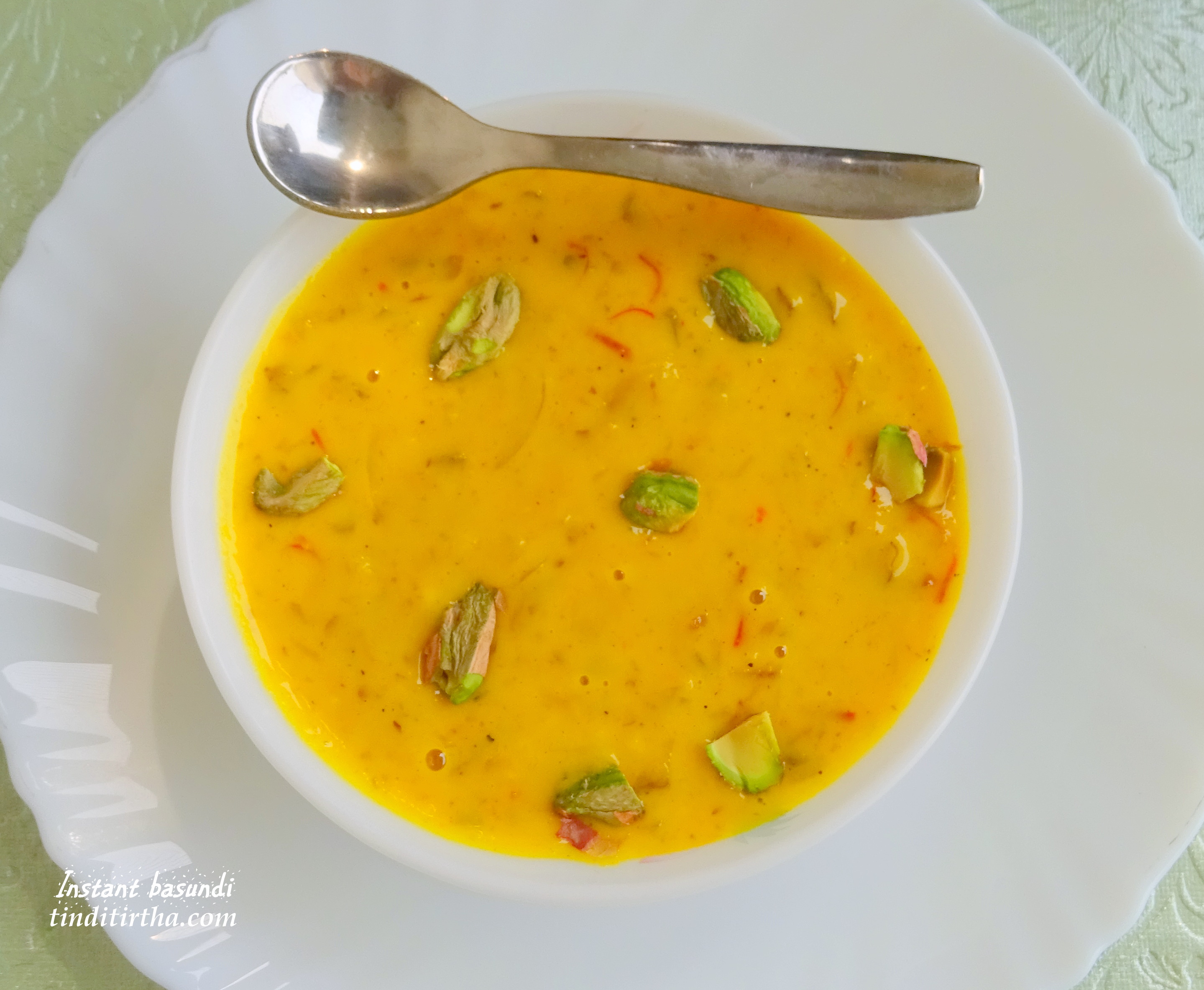 INSTANT BASUNDI & INSTANT CUSTARD APPLE/SEETHAPHAL BASUNDI – tinditirtha