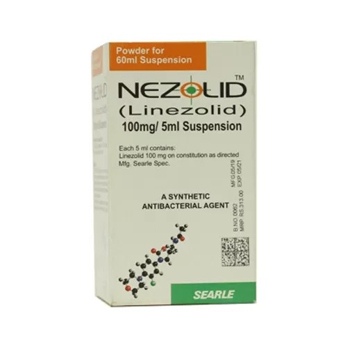 Nezolid Suspension 100mg 60ml | tmeds.pk