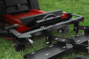 Brinly’s 48” Front Mount Zero Turn Dethatcher - It's Finally Here ...