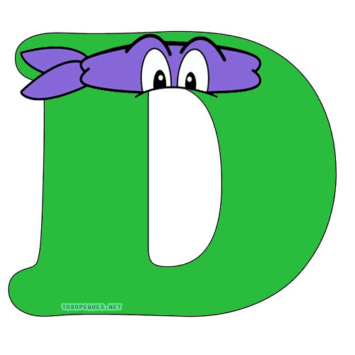 Letras Tortugas Ninjas Abecedario para Descargar Gratis | Todo Peques
