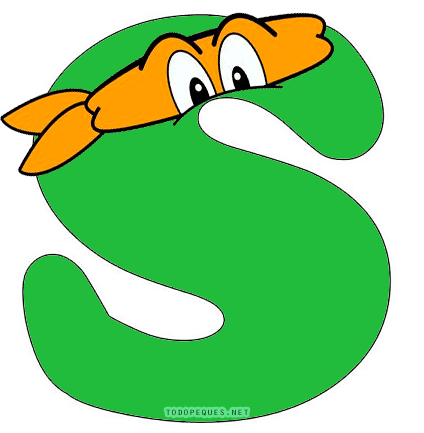Letras Tortugas Ninjas Abecedario para Descargar Gratis | Todo Peques