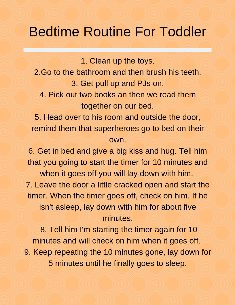 The Bedtime Routine That Saved Us! - Tomorrow is a Mother Day