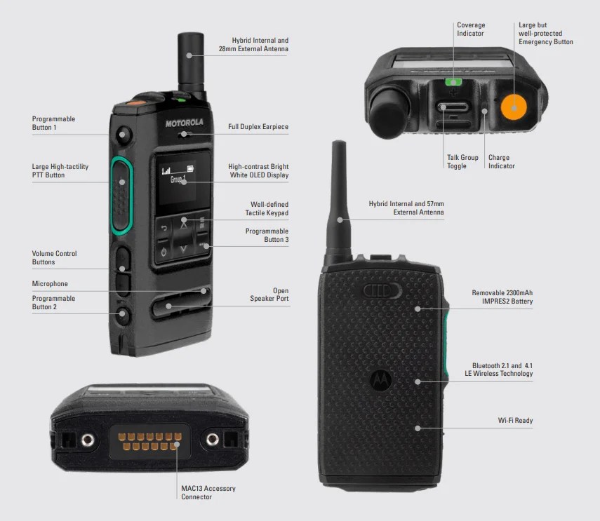 Rádio Motorola ST7500 Compact TETRA - TouchFire, Lda