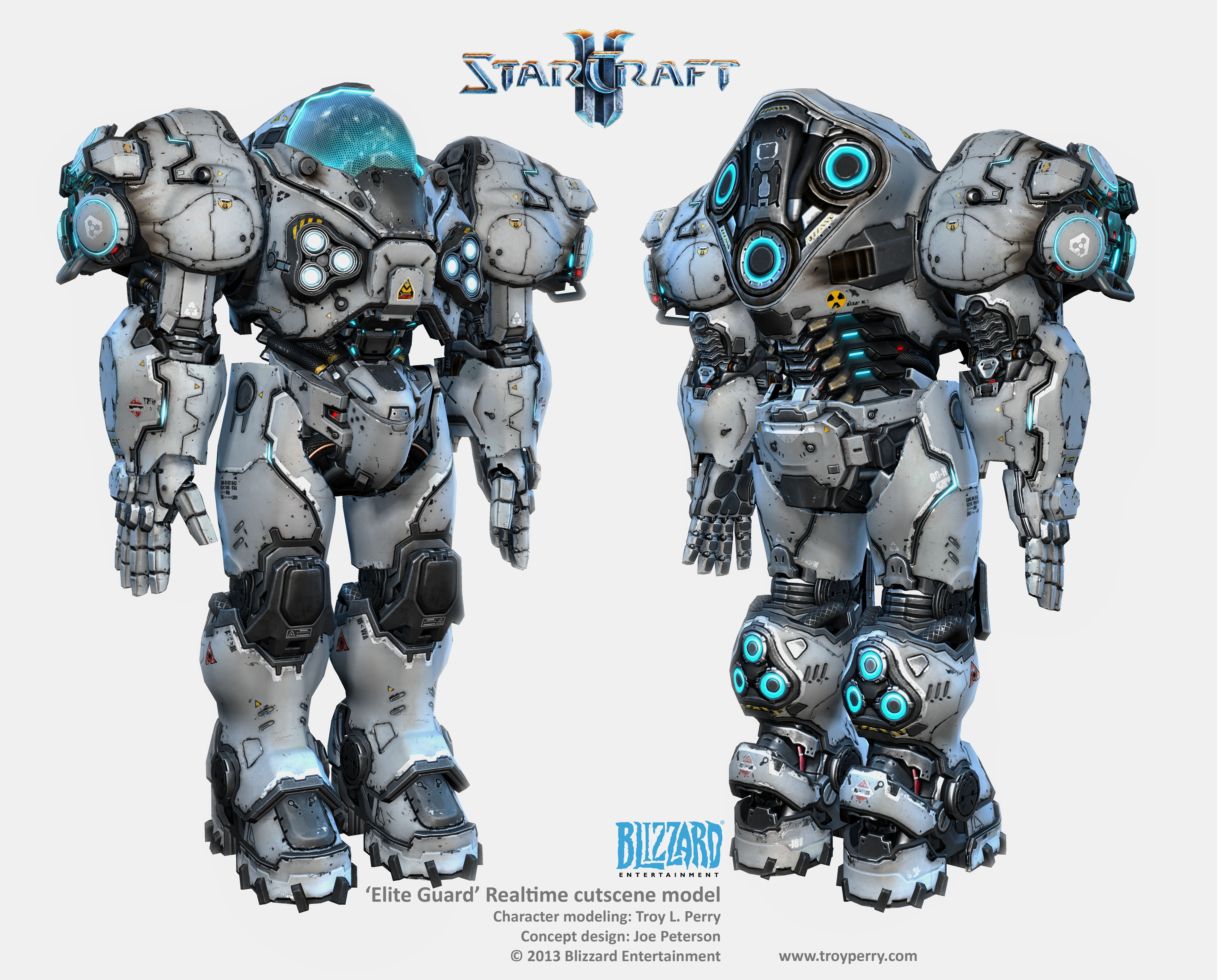 SC2: Heart of the Swarm | Elite Marine – Troy Perry | 3D Artist