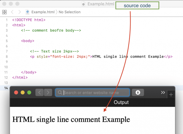 How To Html Comments Tag Single Line Multiline Eyehunts