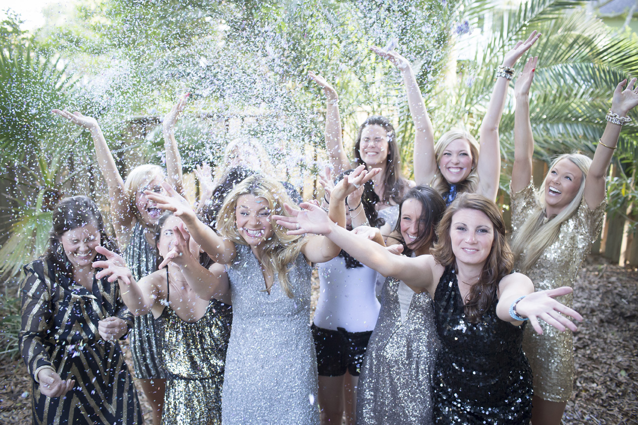 A Glitter Bachelorette Shoot in South Carolina | Ultimate Bridesmaid