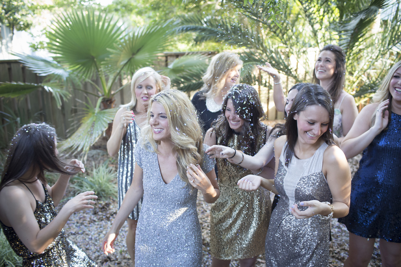 glitter bachelorette party | Ultimate Bridesmaid