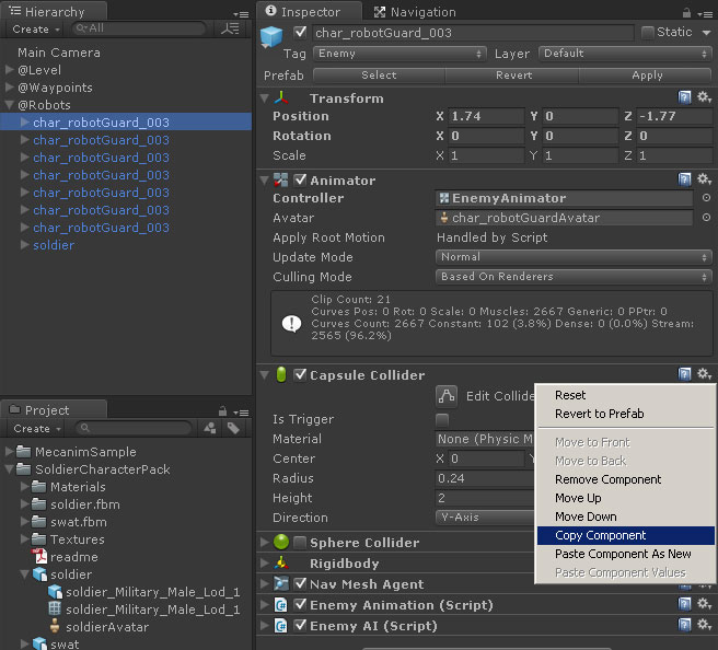 Legacy Character To Mecanim (+navPaths) « Unity Coding – Unity3D