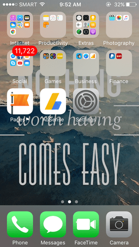 iPhone Settings Menu - Useful Wall