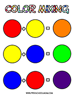 Colours Chart For Preschool