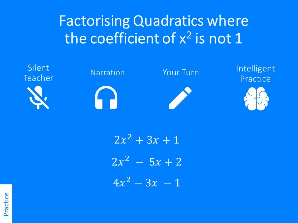 How To Factor A Quadratic Equation With Coefficient Tessshebaylo 4430