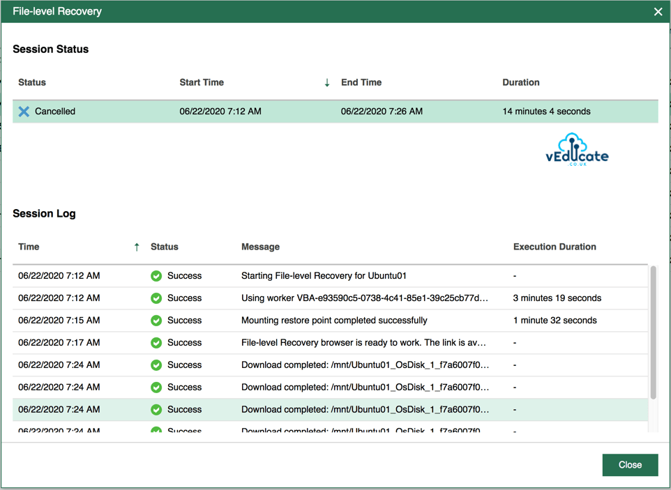 Veeam Backup for Microsoft Azure – Restoring a Backup – Veeam Vanguards ...