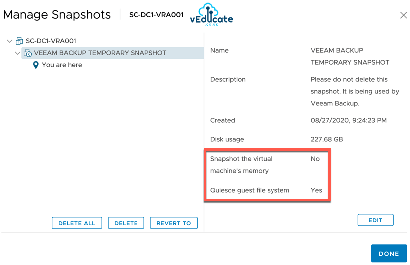 How to backup vRealize Automation 8.x using Veeam - vEducate.co.uk