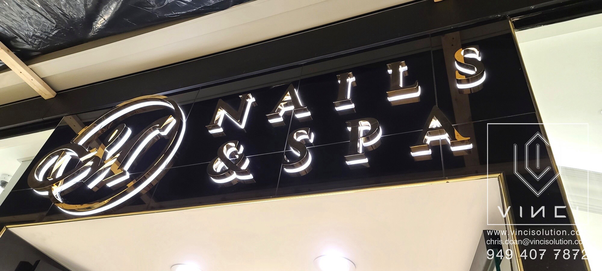 STAINLESS STEEL LOGO (FREE LOGO DESIGN) - VINCI SOLUTION INC