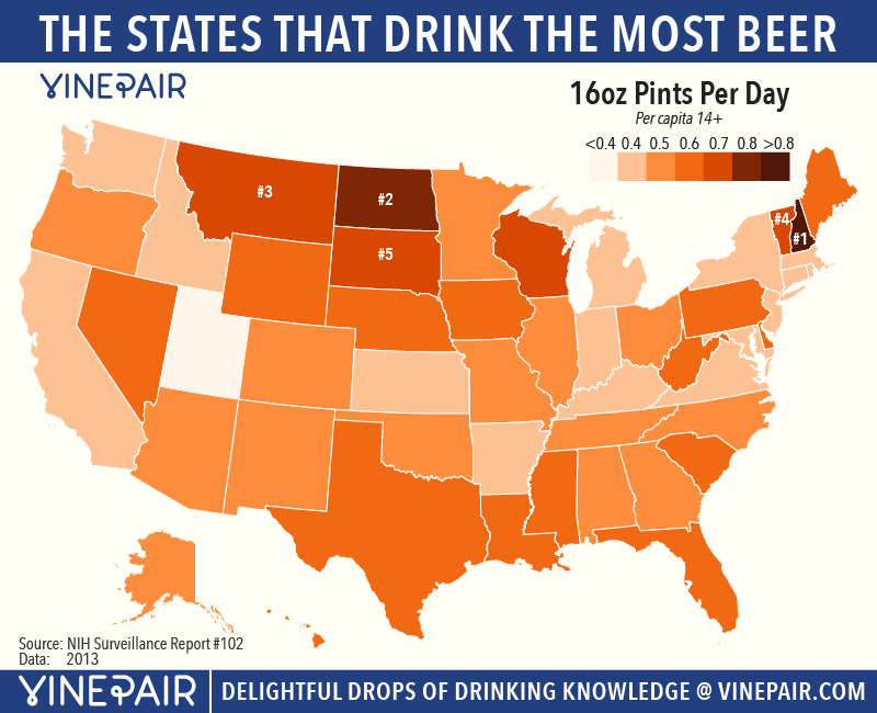 What u s state drinks the most alcohol per person nevada | The Fact Base