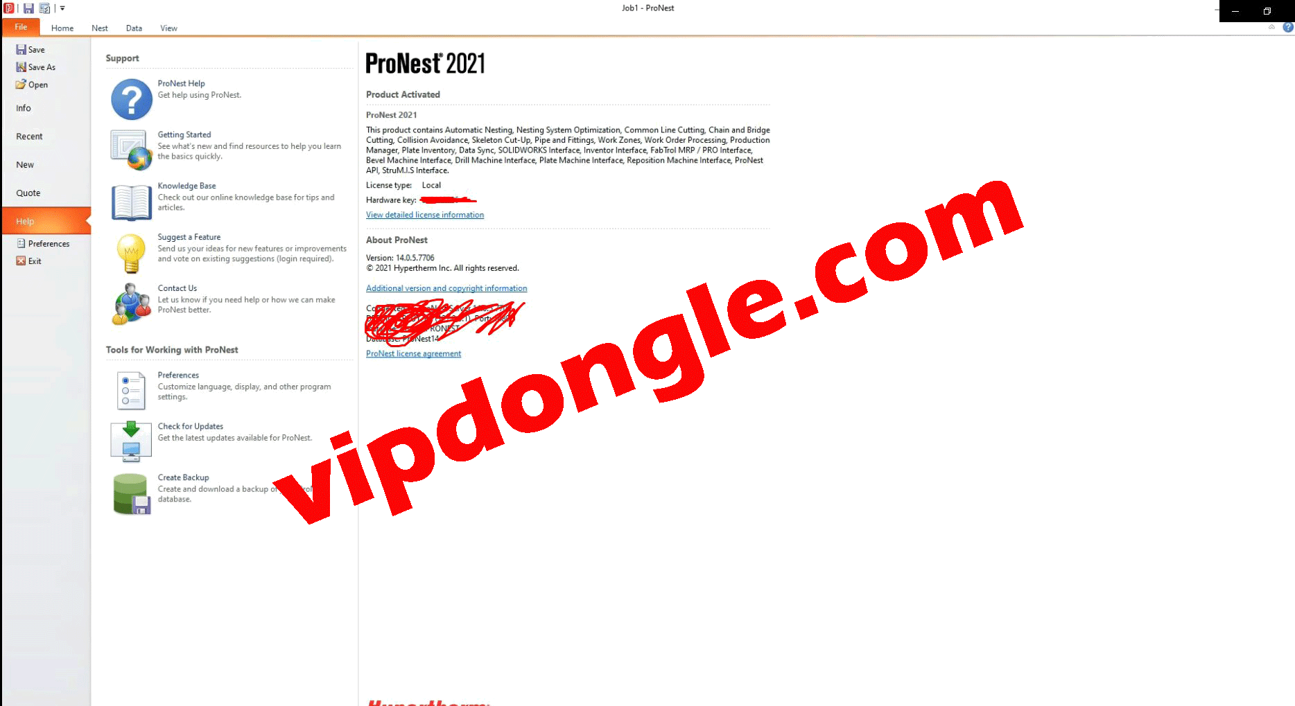 ProNest 2021 Sentinel HL Dongle - Vip Dongle Team