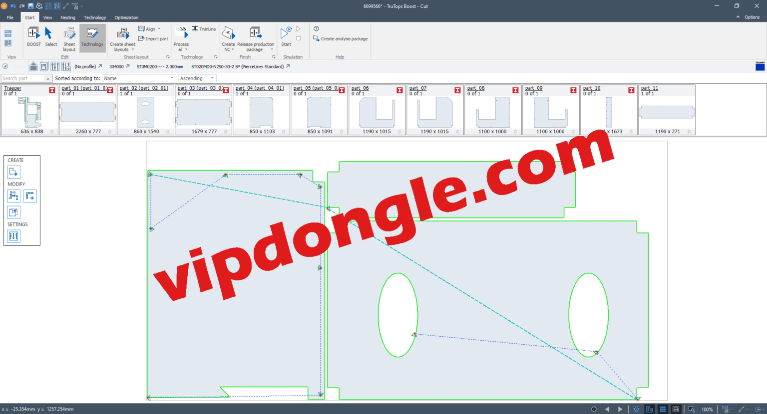 TruTops Boost Laser Punch Bend CAD CAM Software - Vip Dongle Team