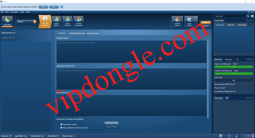 AZtec NanoAnalysis Software Dongle - Vip Dongle Team