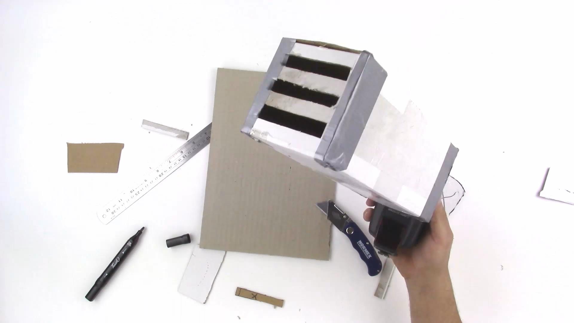 DIY - Cardboard Box Lightformer for your Speed Light - Visual-Pixels