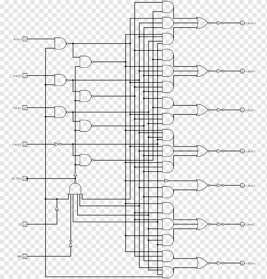 Seven Segment Display Logic Circuit