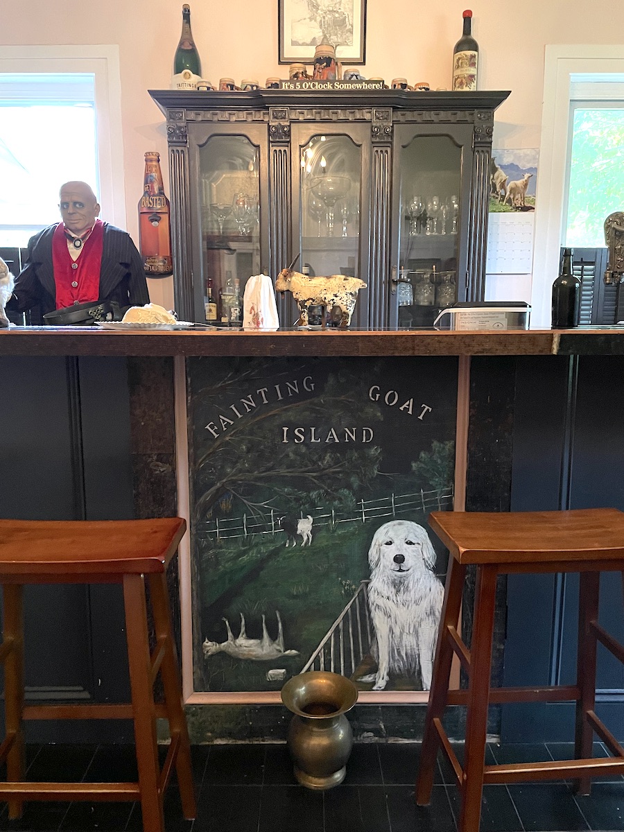 Spend a Night at Fainting Goat Island Inn with Ghosts and Animals