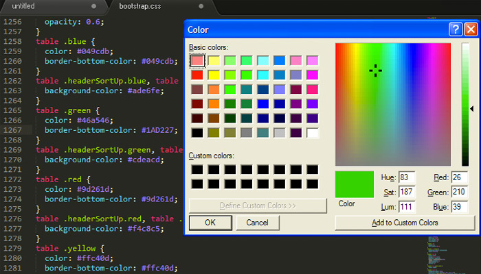Sublime text color picker - mvalernas