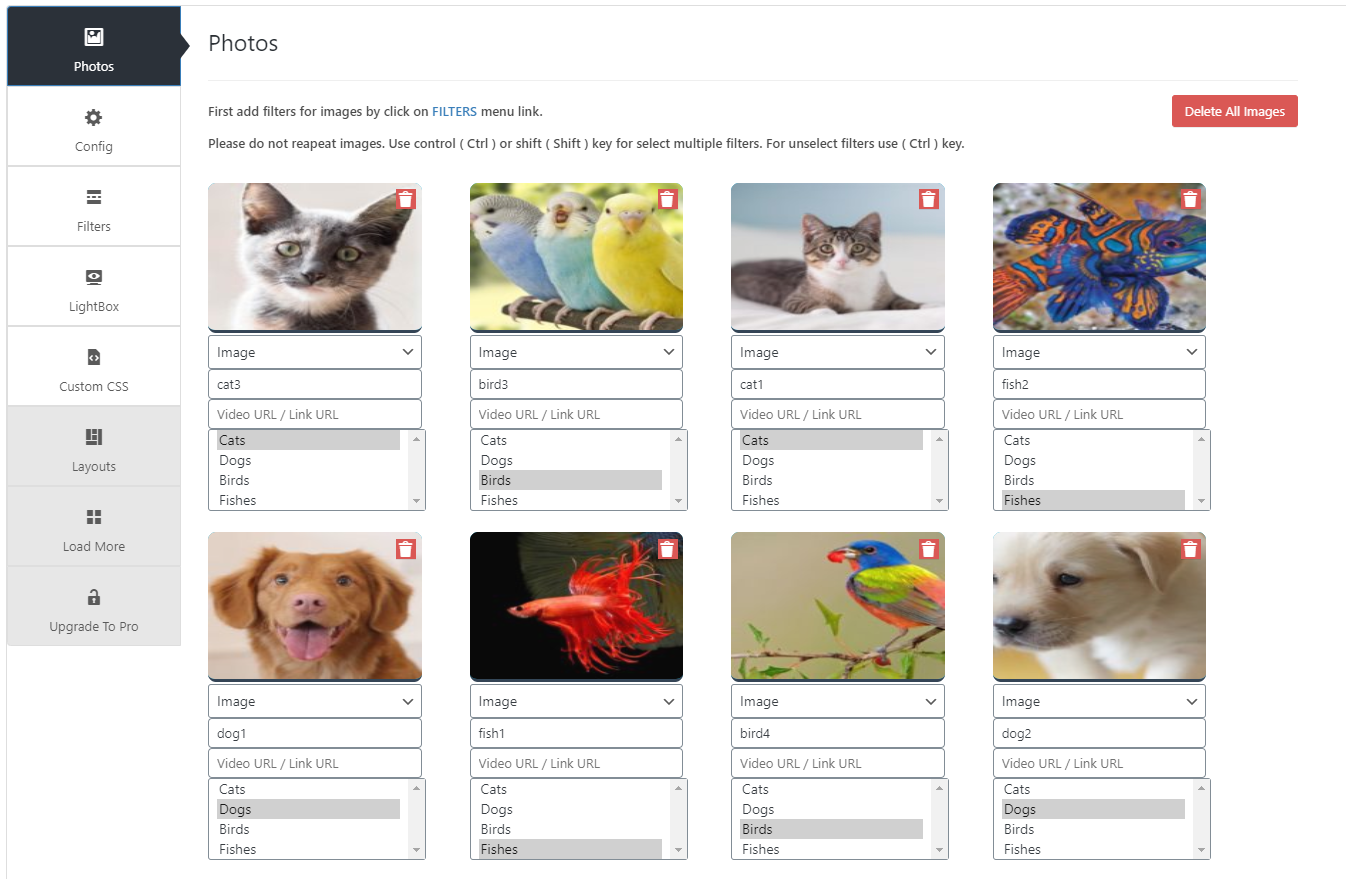 Cool Portfolio Filter Gallery Plugin For WordPress - Misc