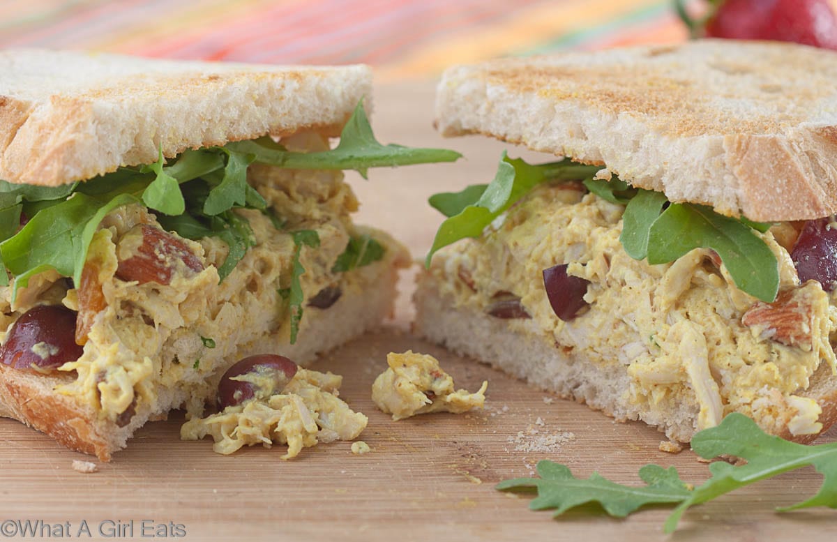 Coronation Chicken Salad - What A Girl Eats