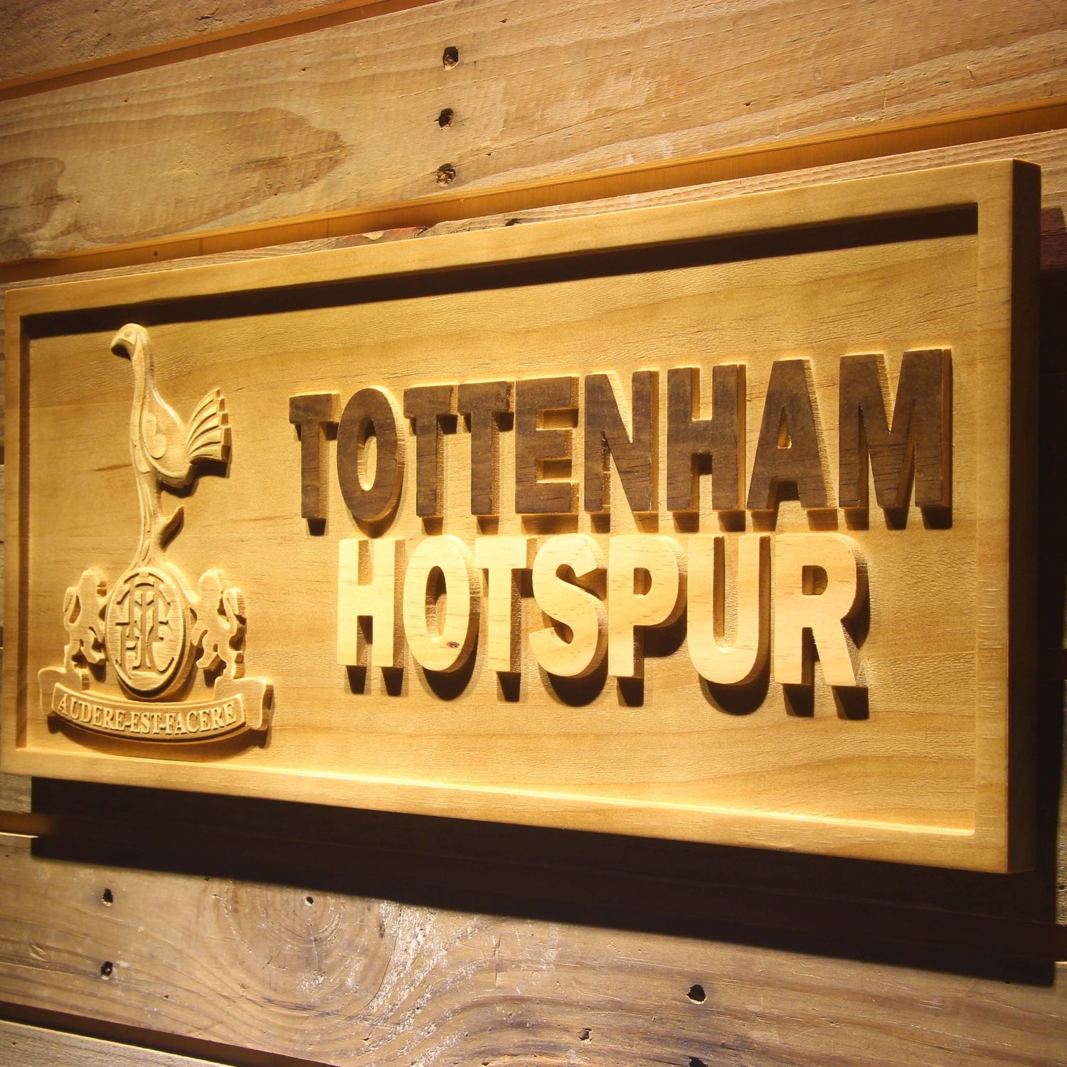 Tottenham Hotspur FC Wood Sign - Legacy Edition - neon sign - LED sign ...
