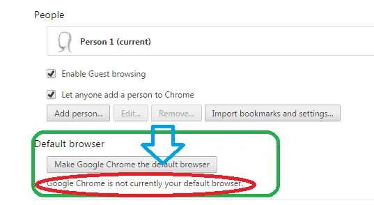 Make Google Chrome My Default Browser - Whatvwant