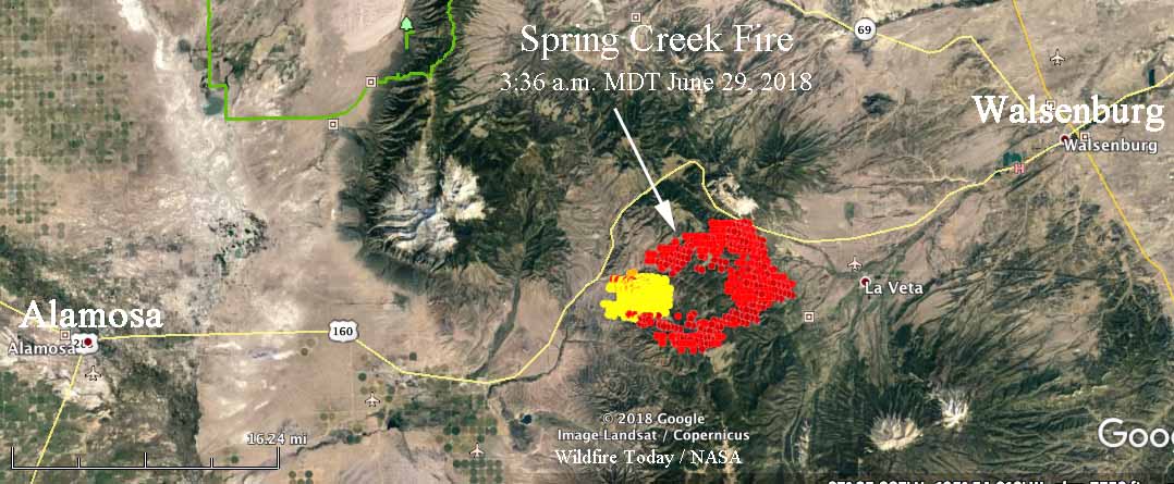 Colorado Spring Creek Fire Map - United States Map