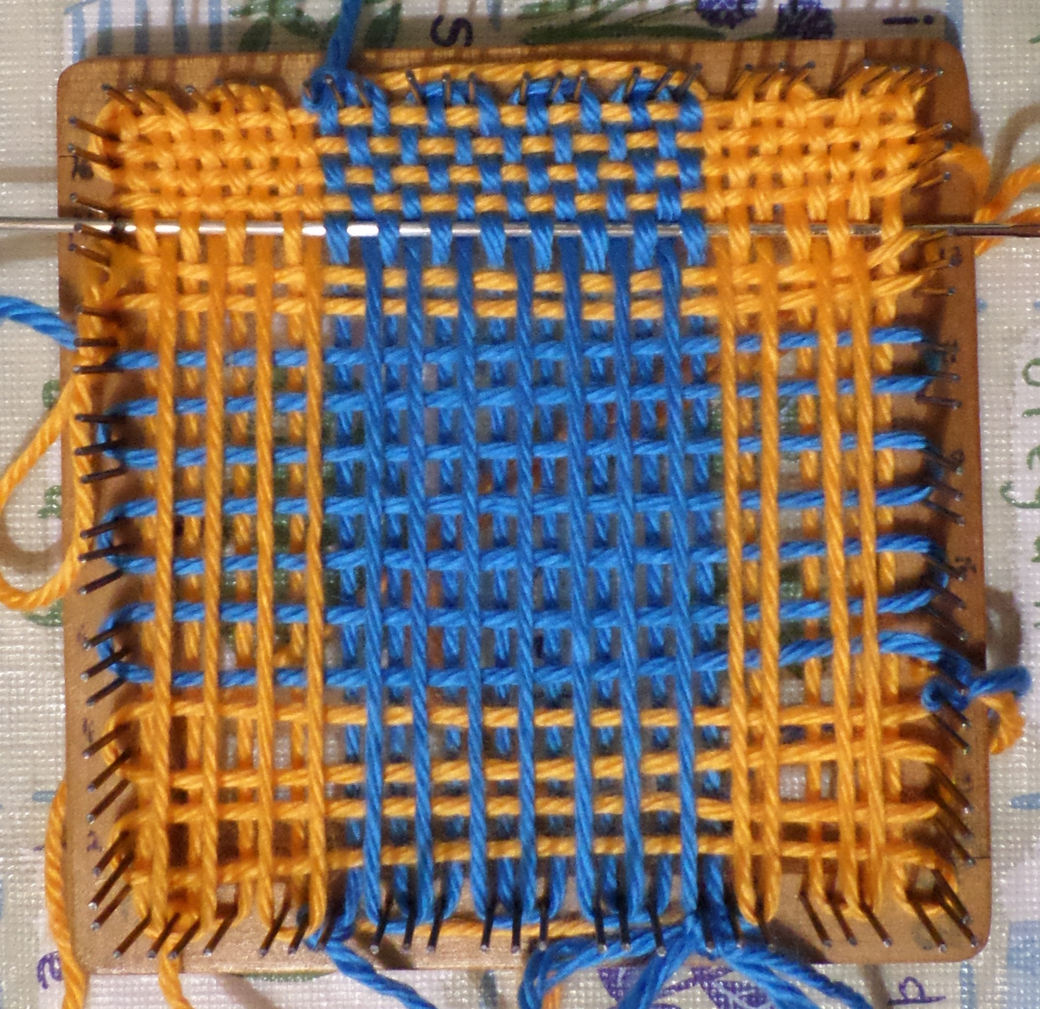 Adventures in Pin Loom Weaving — 9-Patch Plaid – Windswept Mind
