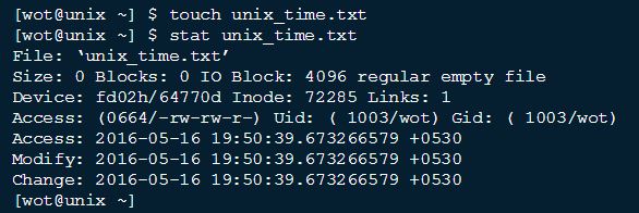What Are Mtime Atime And Ctime In Unix Wings Of Technology 7954
