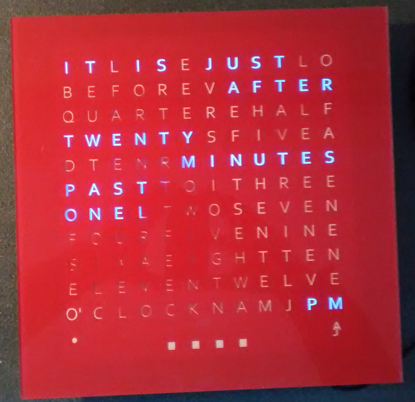 Word Clock v2 – WoodUino.ca