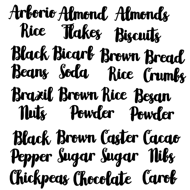 31 Free Svg Files Pantry Labels POD Ready – Free SVG Cut Files Your ...