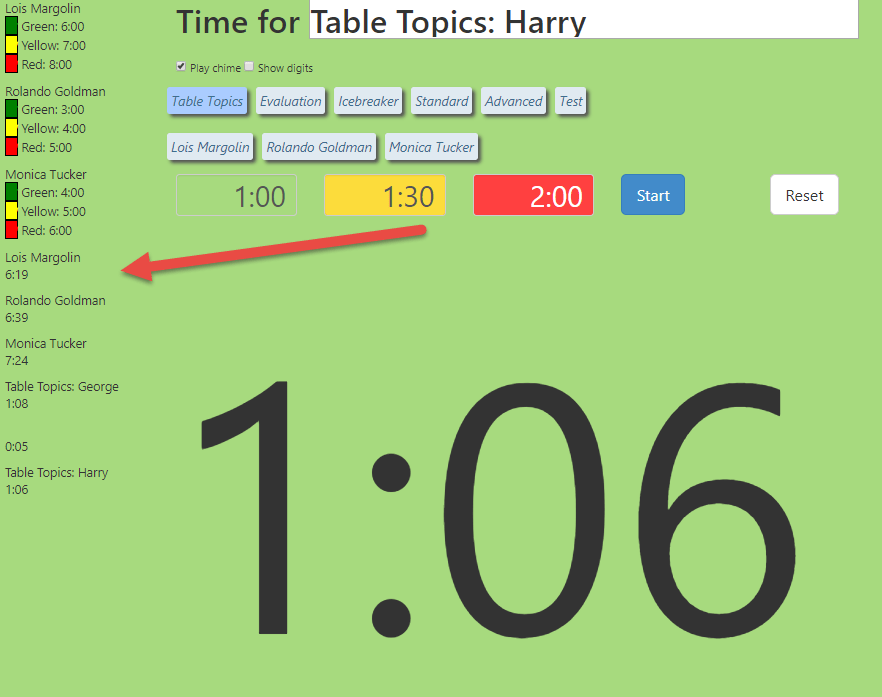 New Online Timing Lights Tool - WordPress for Toastmasters