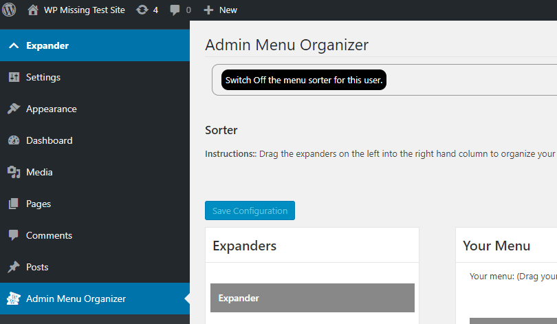 Reorder And Customize Your Admin Menu With Admin Menu Organizer | WP ...