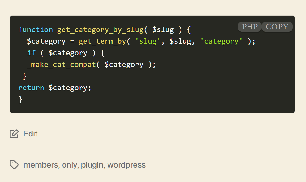 Easy Syntax Highlighter With Click To Copy Code Highlighter Block