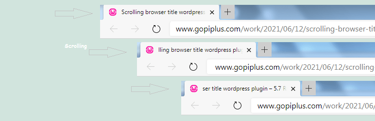Make Page Title Scrolling In Browser Tab - Scrolling Browser Title | WP ...