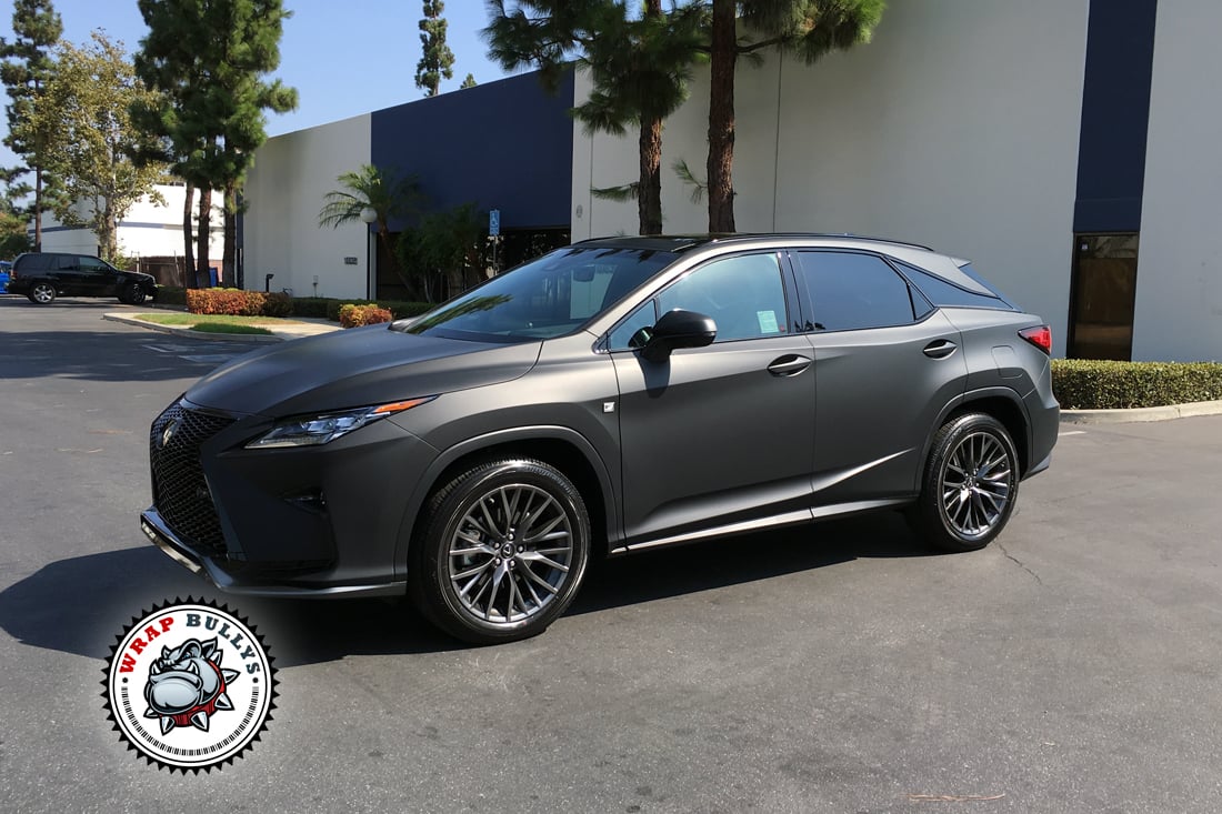 Lexus RX Wrapped in 3M Matte Black | Wrap Bullys